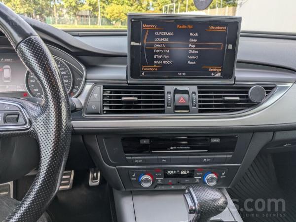 Audi A6 2013 Jelgava vietnē Melns Audi A6 2013 Jelgava, ar dzinēja tilpumu 3.00 L un nobraukumu 279 tūkst. km par 13300 €, foto 9 vietnē AUTOMOTO.COM.LV