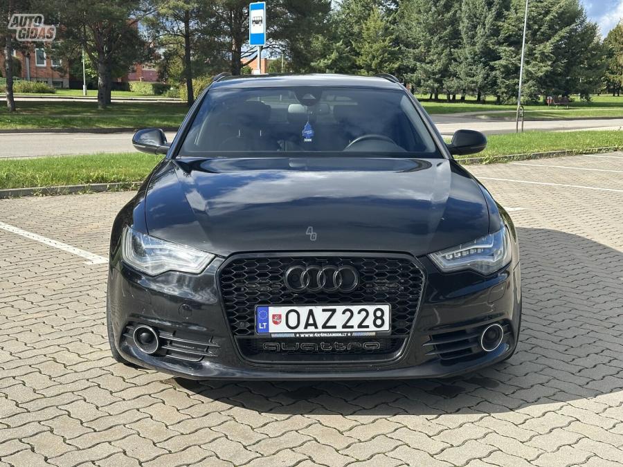 Melns Audi A6 2013 Kupiškis, ar dzinēja tilpumu 3.00 L un nobraukumu 303 tūkst. km par 9400 €, foto 4 vietnē AUTOMOTO.COM.LV