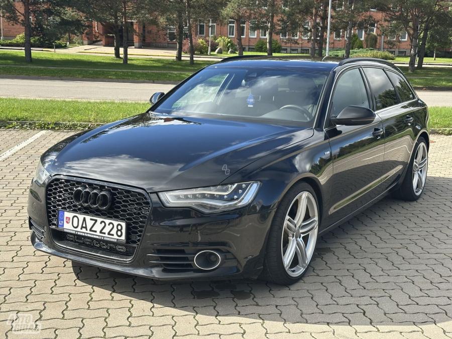 Melns Audi A6 2013 Kupiškis, ar dzinēja tilpumu 3.00 L un nobraukumu 303 tūkst. km par 9400 €, foto 5 vietnē AUTOMOTO.COM.LV