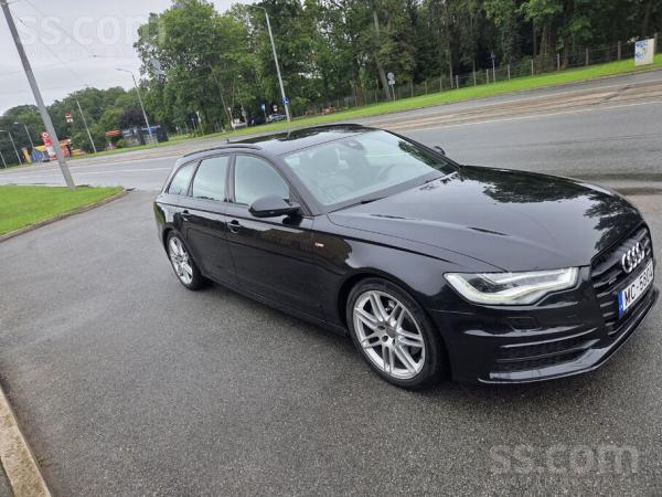 Black Audi A6 2013 in Riga, with an engine capacity of 3.00 L and mileage of 249 thousand km for 9500 €, photo 1 on AUTOMOTO.COM.LV