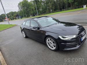 Black Audi A6 2013 in Riga, with an engine capacity of 3.00 L and mileage of 249 thousand km for 9500 €, photo 1 on AUTOMOTO.COM.LV
