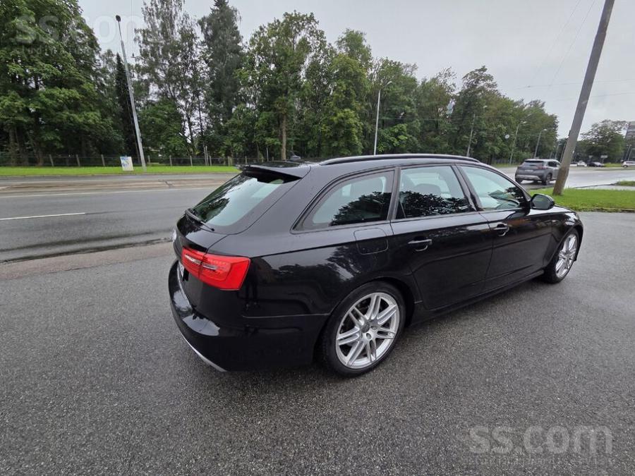 Black Audi A6 2013 in Riga, with an engine capacity of 3.00 L and mileage of 249 thousand km for 9500 €, photo 6 on AUTOMOTO.COM.LV