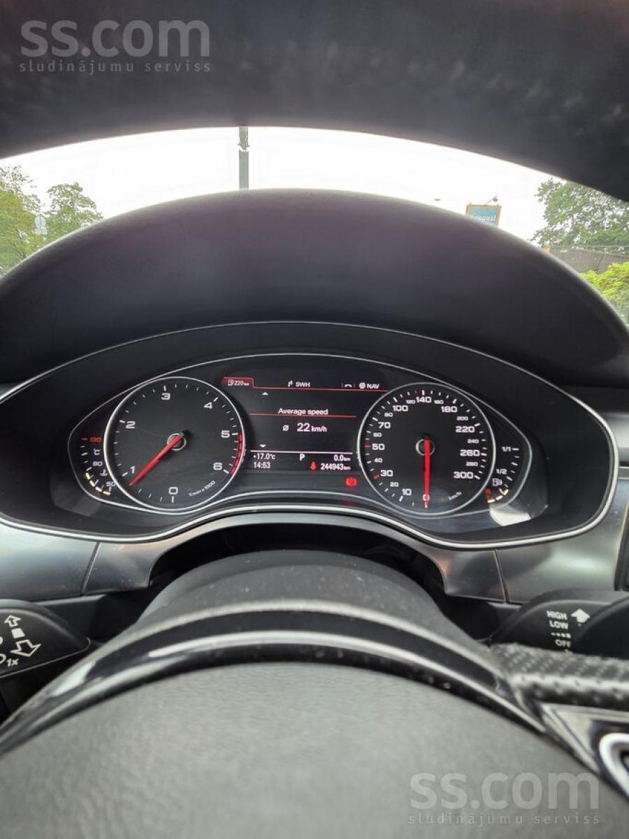 Black Audi A6 2013 in Riga, with an engine capacity of 3.00 L and mileage of 249 thousand km for 9500 €, photo 9 on AUTOMOTO.COM.LV