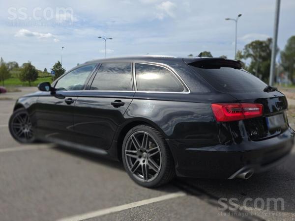 Black Audi A6 2013 in Daugavpils, with an engine capacity of 3.00 L and mileage of 0 thousand km for 10677 €, photo 1 on AUTOMOTO.COM.LV