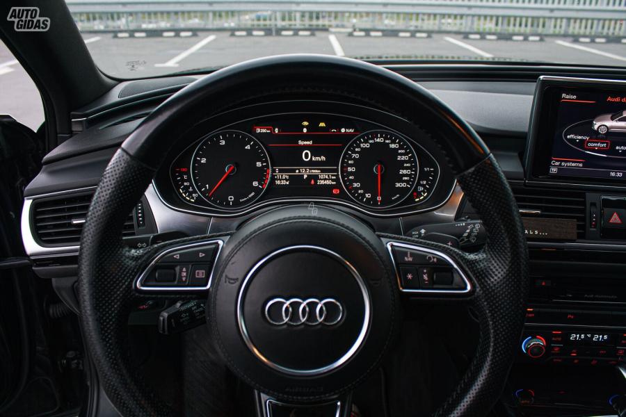 Melns Audi A6 2013 Viļņa, ar dzinēja tilpumu 3.00 L un nobraukumu 235 tūkst. km par 11000 €, foto 35 vietnē AUTOMOTO.COM.LV