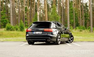 Black Audi A6 2014 in Riga, with an engine capacity of 3.00 L and mileage of 345 thousand km for 15490 €, photo 6 on AUTOMOTO.COM.LV