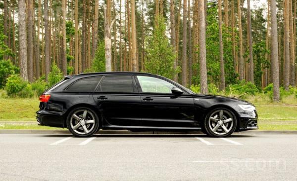 Black Audi A6 2014 in Riga, with an engine capacity of 3.00 L and mileage of 345 thousand km for 15490 €, photo 9 on AUTOMOTO.COM.LV