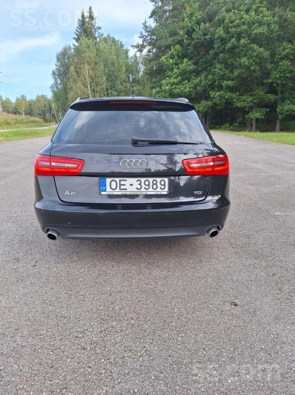 Melns Audi A6 2014 Jēkabpils, ar dzinēja tilpumu 3.00 L un nobraukumu 310 tūkst. km par 9000 €, foto 4 vietnē AUTOMOTO.COM.LV