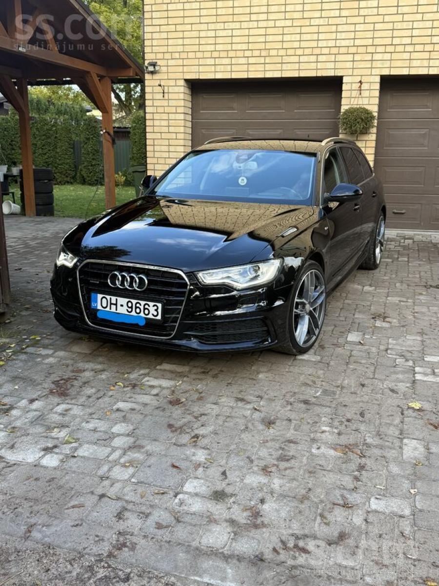 Melns Audi A6 2014 Jelgava, ar dzinēja tilpumu 3.00 L un nobraukumu 207 tūkst. km par 13450 €, foto 2 vietnē AUTOMOTO.COM.LV