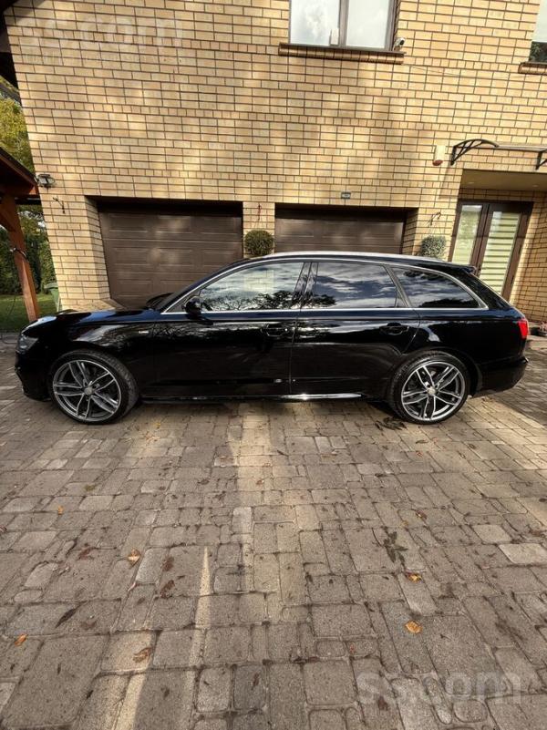 Black Audi A6 2014 in Jelgava, with an engine capacity of 3.00 L and mileage of 207 thousand km for 13450 €, photo 6 on AUTOMOTO.COM.LV