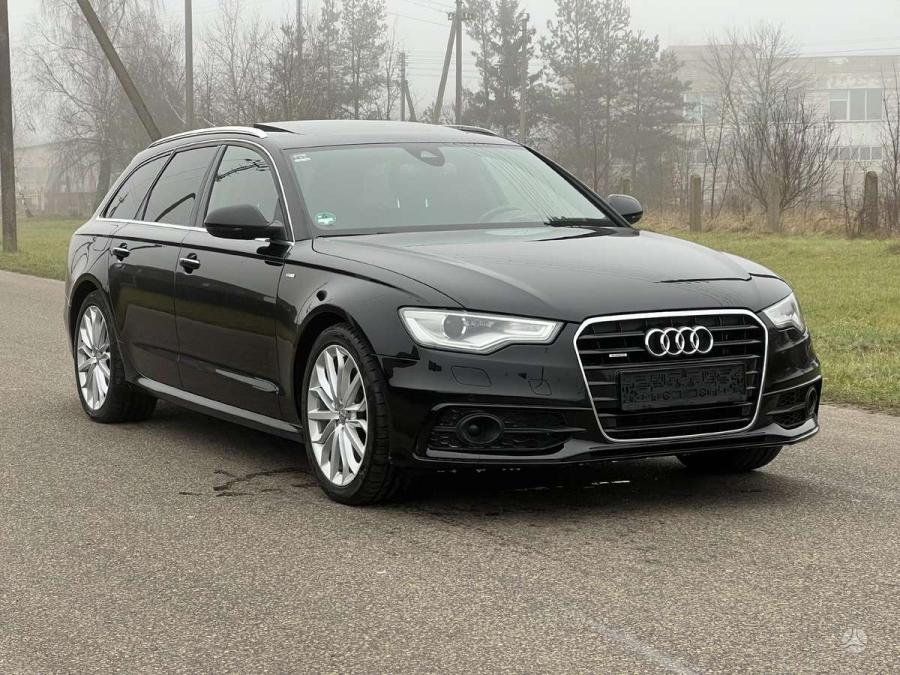 Black Audi A6 2014 in Vilnius, with an engine capacity of 2.97 L and mileage of 237 thousand km for 12250 €, photo 2 on AUTOMOTO.COM.LV