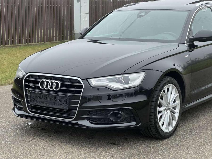 Black Audi A6 2014 in Vilnius, with an engine capacity of 2.97 L and mileage of 237 thousand km for 12250 €, photo 4 on AUTOMOTO.COM.LV