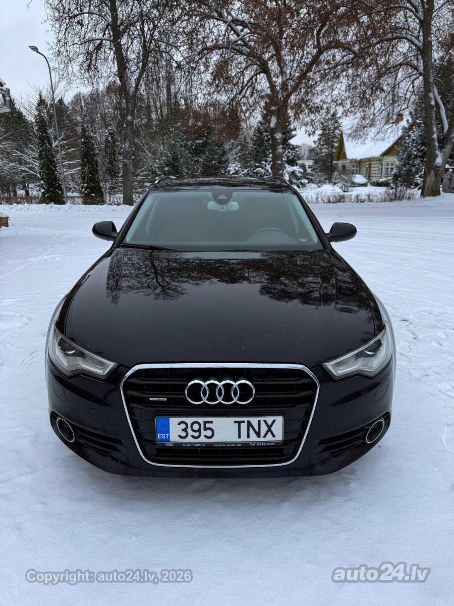 Black Audi A6 2014 in Polva, with an engine capacity of 3.00 L and mileage of 301 thousand km for 12990 €, photo 3 on AUTOMOTO.COM.LV