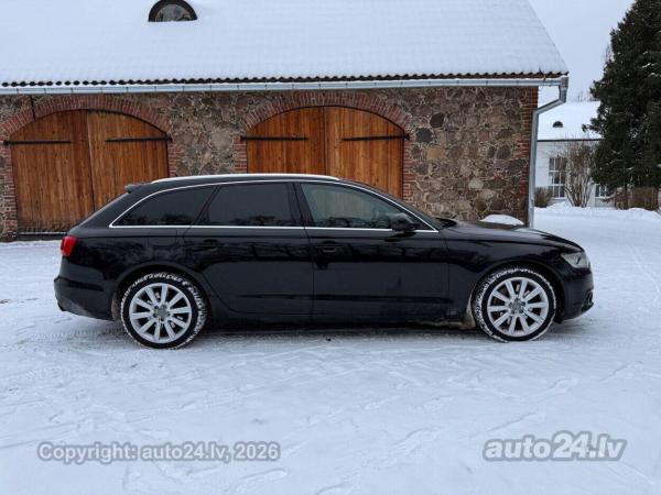 Black Audi A6 2014 in Polva, with an engine capacity of 3.00 L and mileage of 301 thousand km for 12990 €, photo 6 on AUTOMOTO.COM.LV