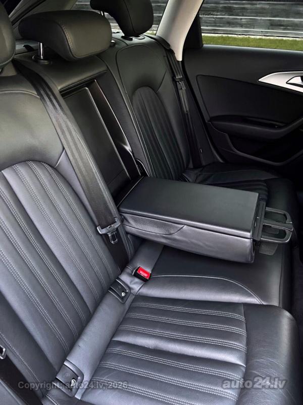 Black Audi A6 2014 in Polva, with an engine capacity of 3.00 L and mileage of 301 thousand km for 12990 €, photo 11 on AUTOMOTO.COM.LV