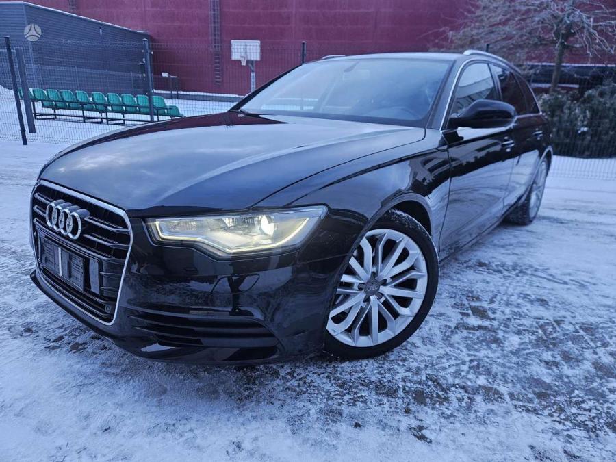 Melns Audi A6 2014 Kauņa, ar dzinēja tilpumu 1.97 L un nobraukumu 270 tūkst. km par 9250 €, foto 1 vietnē AUTOMOTO.COM.LV