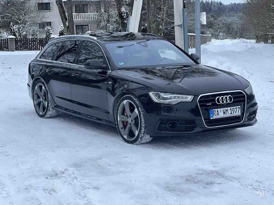 Melns Audi A6 2014 Viļņa, ar dzinēja tilpumu 3.00 L un nobraukumu 220 tūkst. km par 14560 €, foto 1 vietnē AUTOMOTO.COM.LV