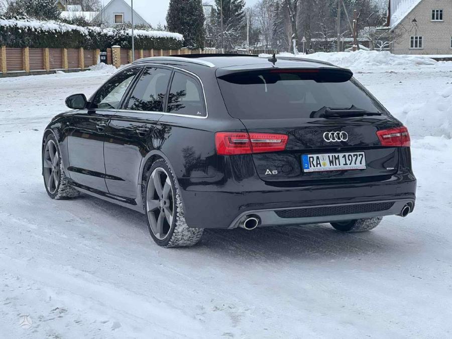 Melns Audi A6 2014 Viļņa, ar dzinēja tilpumu 3.00 L un nobraukumu 220 tūkst. km par 14560 €, foto 3 vietnē AUTOMOTO.COM.LV