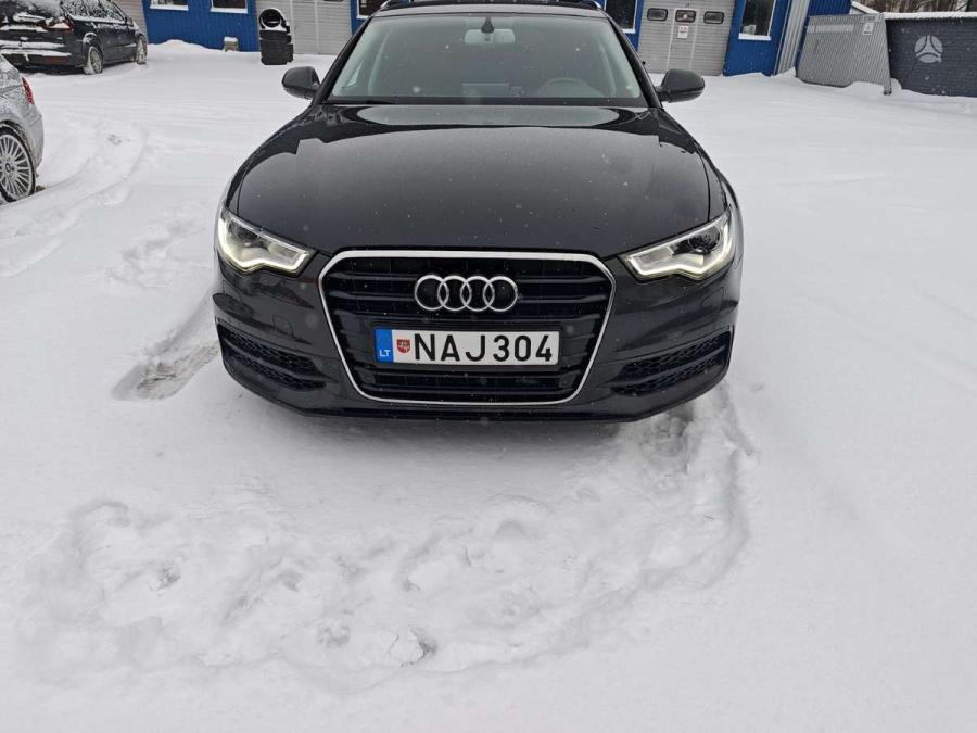 Black Audi A6 2014 in Kaunas, with an engine capacity of 1.97 L and mileage of 299 thousand km for 10500 €, photo 1 on AUTOMOTO.COM.LV
