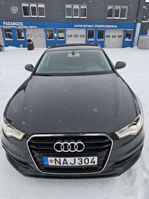 Black Audi A6 2014 in Kaunas, with an engine capacity of 1.97 L and mileage of 299 thousand km for 10500 €, photo 2 on AUTOMOTO.COM.LV