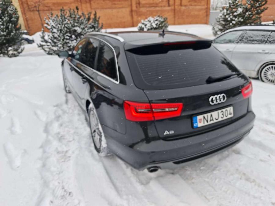 Black Audi A6 2014 in Kaunas, with an engine capacity of 1.97 L and mileage of 299 thousand km for 10500 €, photo 5 on AUTOMOTO.COM.LV
