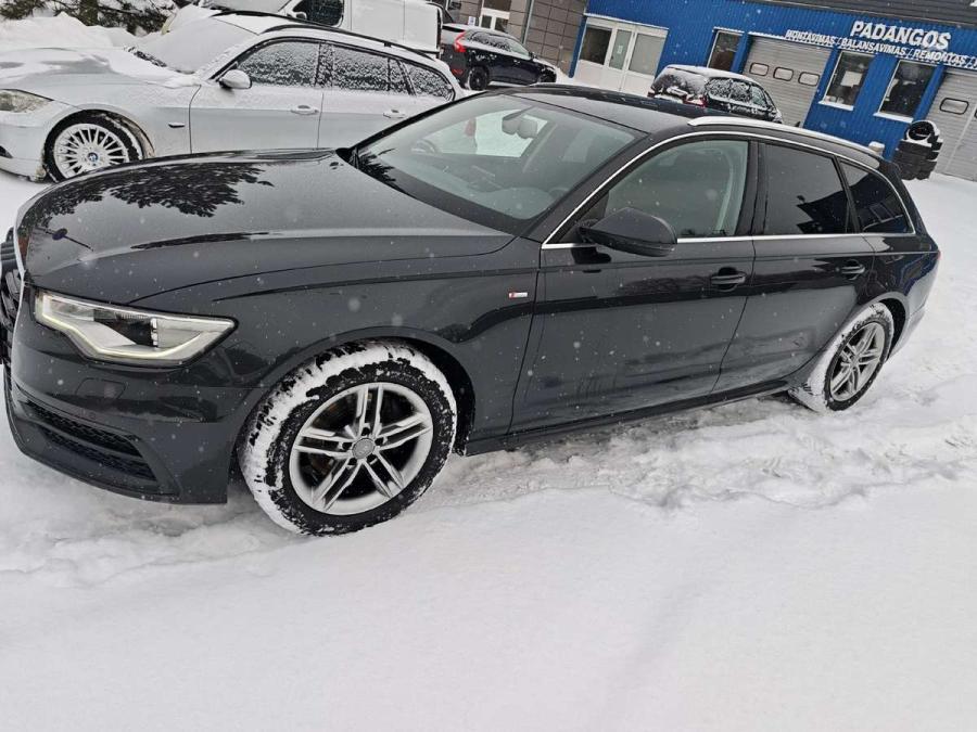 Black Audi A6 2014 in Kaunas, with an engine capacity of 1.97 L and mileage of 299 thousand km for 10500 €, photo 7 on AUTOMOTO.COM.LV