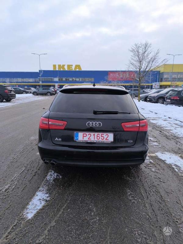 Melns Audi A6 2014 Viļņa, ar dzinēja tilpumu 1.97 L un nobraukumu 297 tūkst. km par 9950 €, foto 8 vietnē AUTOMOTO.COM.LV