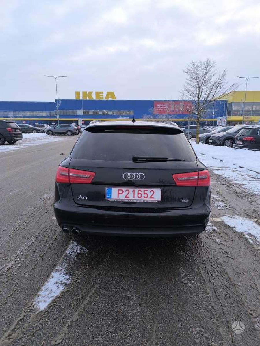 Melns Audi A6 2014 Viļņa, ar dzinēja tilpumu 1.97 L un nobraukumu 297 tūkst. km par 9950 €, foto 8 vietnē AUTOMOTO.COM.LV