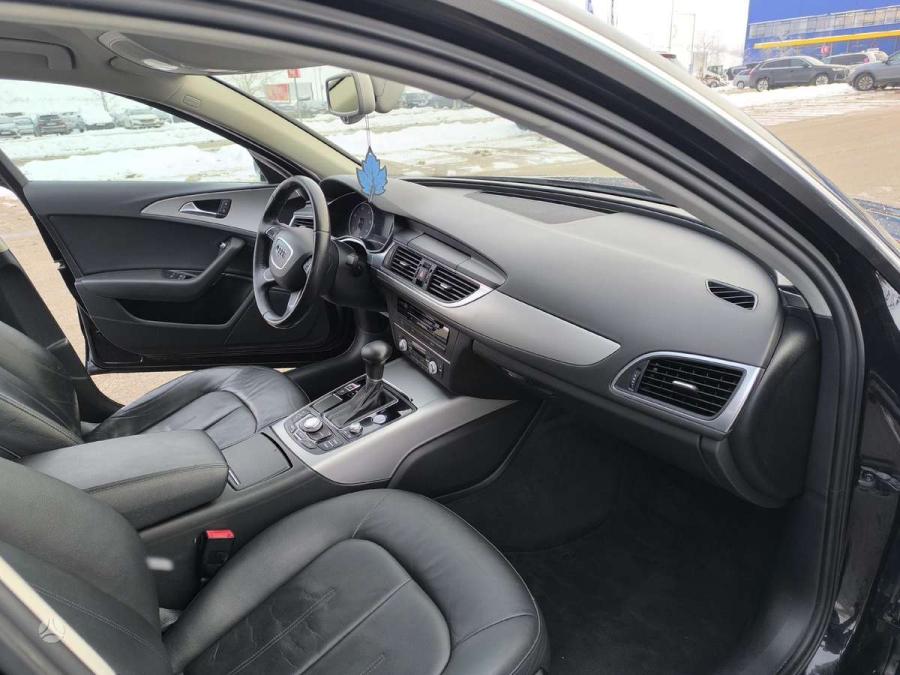 Melns Audi A6 2014 Viļņa, ar dzinēja tilpumu 1.97 L un nobraukumu 297 tūkst. km par 9950 €, foto 15 vietnē AUTOMOTO.COM.LV