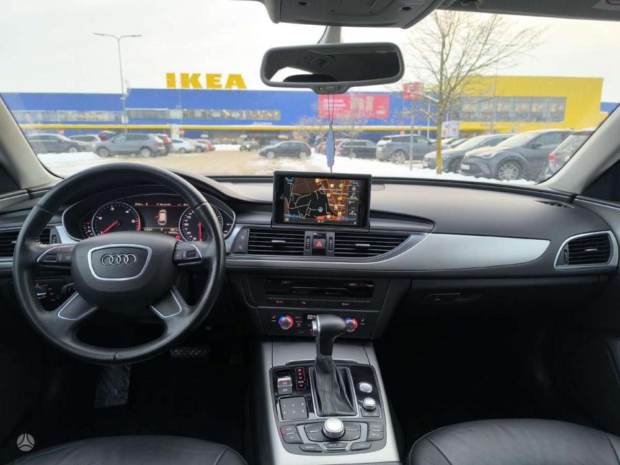 Melns Audi A6 2014 Viļņa, ar dzinēja tilpumu 1.97 L un nobraukumu 297 tūkst. km par 9950 €, foto 28 vietnē AUTOMOTO.COM.LV