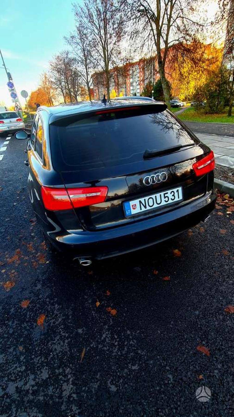 Black Audi A6 2014 in Klaipeda, with an engine capacity of 2.97 L and mileage of 222 thousand km for 8900 €, photo 5 on AUTOMOTO.COM.LV