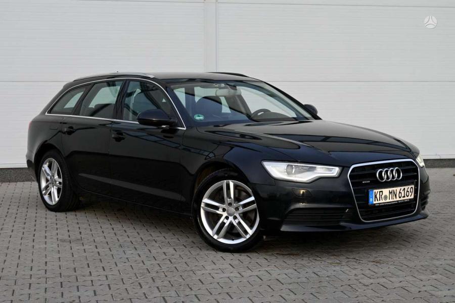 Black Audi A6 2014 in Kretinga, with an engine capacity of 2.97 L and mileage of 273 thousand km for 10750 €, photo 1 on AUTOMOTO.COM.LV