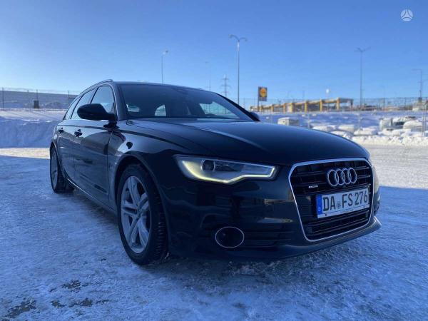 Black Audi A6 2014 in Kaunas, with an engine capacity of 2.97 L and mileage of 277 thousand km for 11999 €, photo 3 on AUTOMOTO.COM.LV