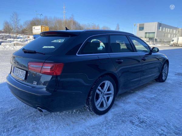Black Audi A6 2014 in Kaunas, with an engine capacity of 2.97 L and mileage of 277 thousand km for 11999 €, photo 4 on AUTOMOTO.COM.LV