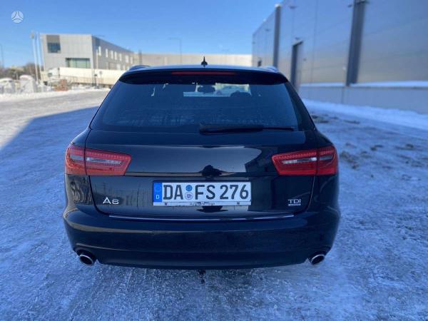 Black Audi A6 2014 in Kaunas, with an engine capacity of 2.97 L and mileage of 277 thousand km for 11999 €, photo 5 on AUTOMOTO.COM.LV