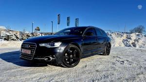 Melns Audi A6 2014 Viļņa, ar dzinēja tilpumu 2.97 L un nobraukumu 260 tūkst. km par 9999 €, foto  vietnē AUTOMOTO.COM.LV
