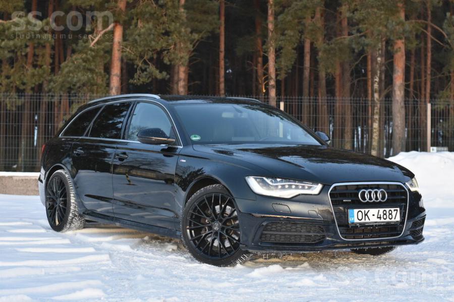 Melns Audi A6 2014 Rīga, ar dzinēja tilpumu 3.00 L un nobraukumu 249 tūkst. km par 14450 €, foto 1 vietnē AUTOMOTO.COM.LV