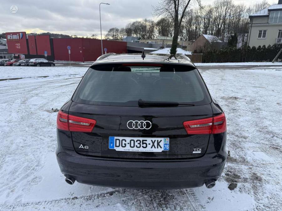 Black Audi A6 2014 in Vilnius, with an engine capacity of 2.00 L and mileage of 328 thousand km for 10900 €, photo 10 on AUTOMOTO.COM.LV