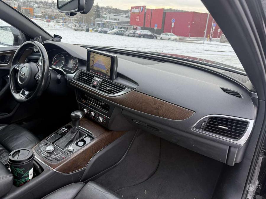 Black Audi A6 2014 in Vilnius, with an engine capacity of 2.00 L and mileage of 328 thousand km for 10900 €, photo 34 on AUTOMOTO.COM.LV