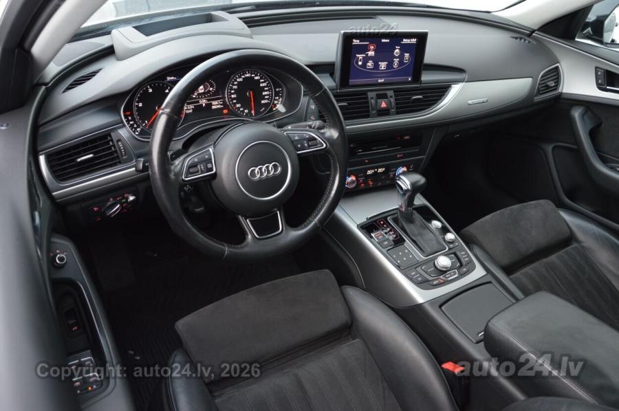 Black Audi A6 2014 in Tallinn, with an engine capacity of 3.00 L and mileage of 285 thousand km for 13900 €, photo 16 on AUTOMOTO.COM.LV