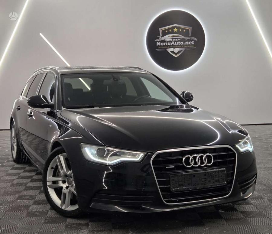 Black Audi A6 2014 in Marijampole, with an engine capacity of 2.97 L and mileage of 275 thousand km for 11999 €, photo 1 on AUTOMOTO.COM.LV