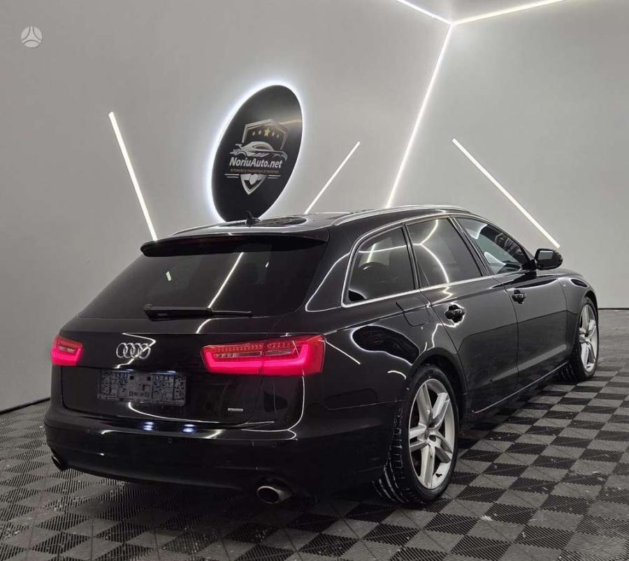 Black Audi A6 2014 in Marijampole, with an engine capacity of 2.97 L and mileage of 275 thousand km for 11999 €, photo 25 on AUTOMOTO.COM.LV