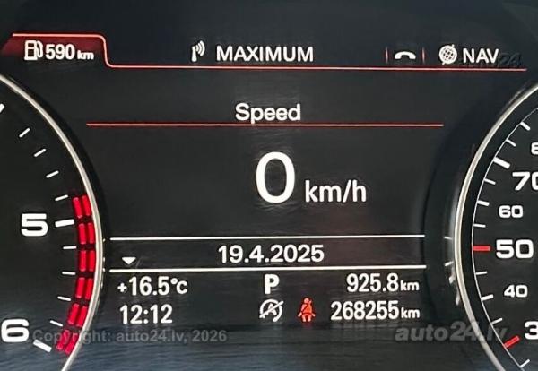 Black Audi A6 2014 in Tallinn, with an engine capacity of 2.00 L and mileage of 268 thousand km for 8450 €, photo 11 on AUTOMOTO.COM.LV
