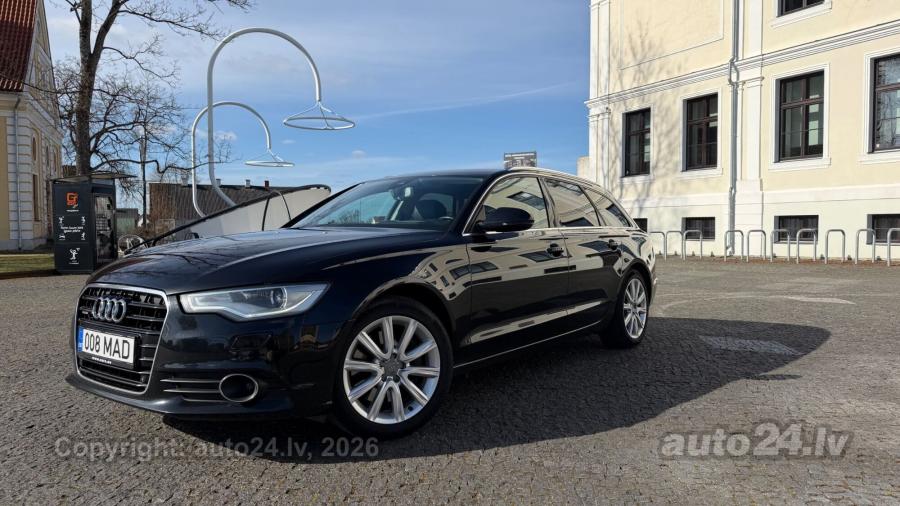 Black Audi A6 2014 in Tallinn, with an engine capacity of 3.00 L and mileage of 369 thousand km for 12900 €, photo 1 on AUTOMOTO.COM.LV