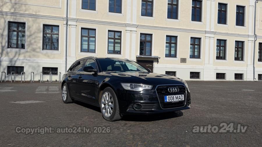 Black Audi A6 2014 in Tallinn, with an engine capacity of 3.00 L and mileage of 369 thousand km for 12900 €, photo 6 on AUTOMOTO.COM.LV