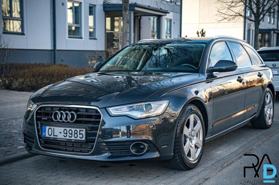Black Audi A6 2014 in Riga, with an engine capacity of 3.00 L and mileage of 297 thousand km for 8990 €, photo 1 on AUTOMOTO.COM.LV