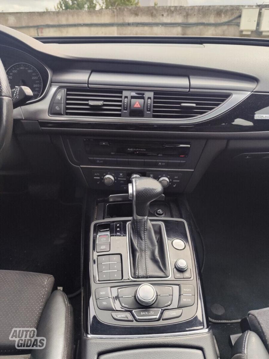 Black Audi A6 2014 in Siauliai, with an engine capacity of 3.00 L and mileage of 234 thousand km for 11200 €, photo 13 on AUTOMOTO.COM.LV