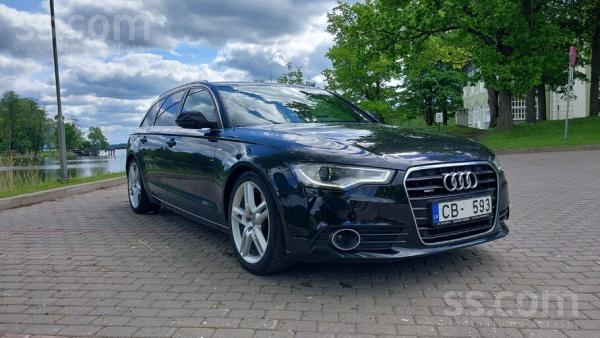 Black Audi A6 2014 in Aluksne, with an engine capacity of 3.00 L and mileage of 0 thousand km for 7650 €, photo 2 on AUTOMOTO.COM.LV