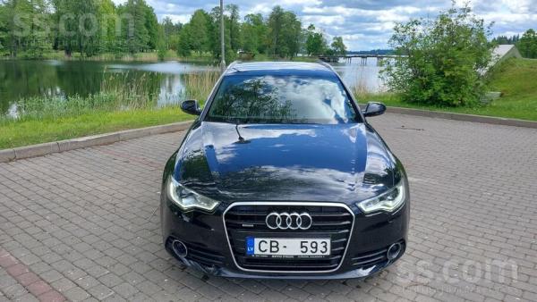 Black Audi A6 2014 in Aluksne, with an engine capacity of 3.00 L and mileage of 0 thousand km for 7650 €, photo 4 on AUTOMOTO.COM.LV
