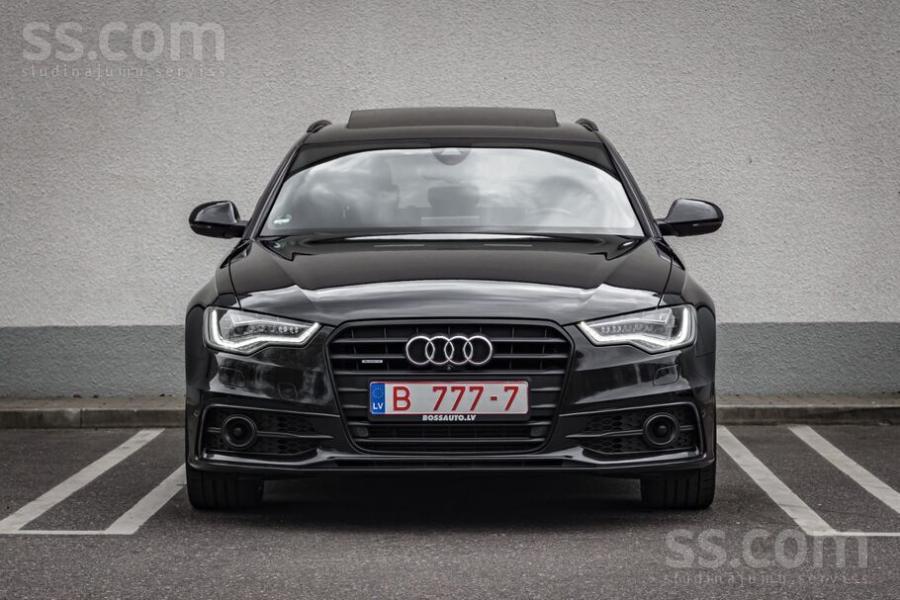 Black Audi A6 2014 in Riga, with an engine capacity of 3.00 L and mileage of 248 thousand km for 15500 €, photo 3 on AUTOMOTO.COM.LV